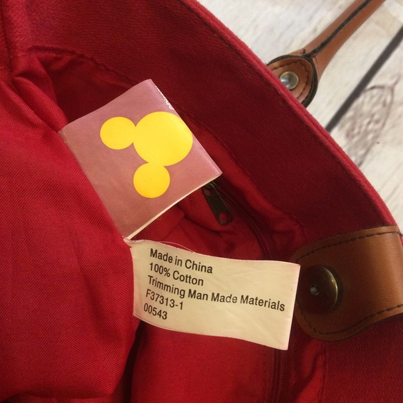 Disney | Bags | Disney Winnie The Pooh Tigger Red Canvas Tote | Poshmark